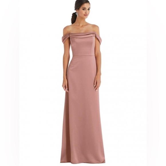 Dessy Collection | Dresses | Dessy Collection 379 Off Shoulder Maxi ...